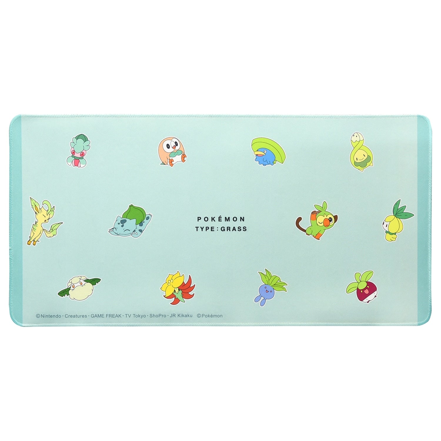 Grass Type Pokémon Desk Mat – 24" Green Mat for Gaming & Work – Victory ...